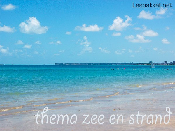 thema zee en strand | JufBianca.nl